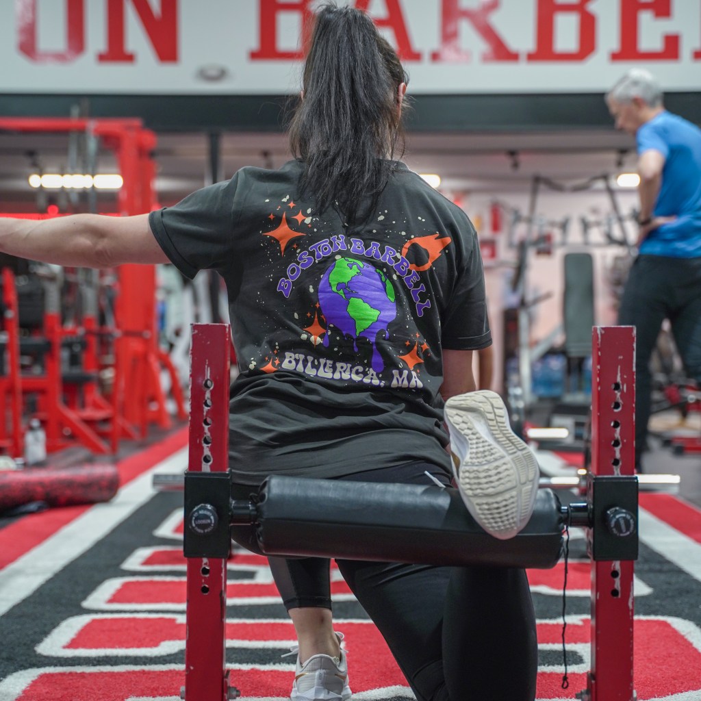 Bleeding World Oversized Tee - Boston Barbell